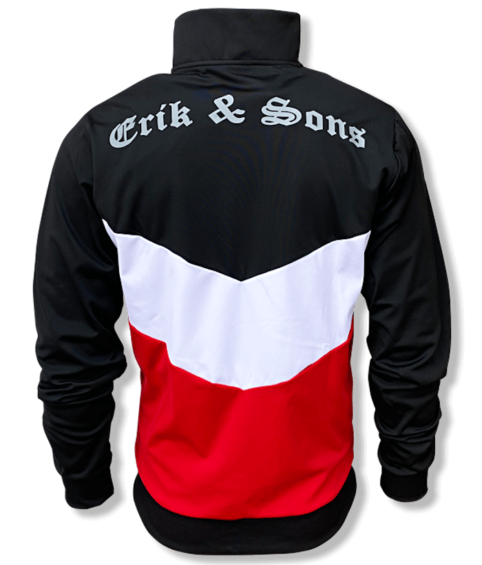 Bluza poliestrowa ERIK & SONS HALLING trójkolorowa stójka | Men's ...