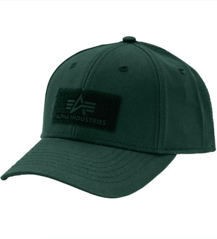 Czapka ALPHA INDUSTRIES VELCRO CAP zielona (navy green) 168903 610 navy ...
