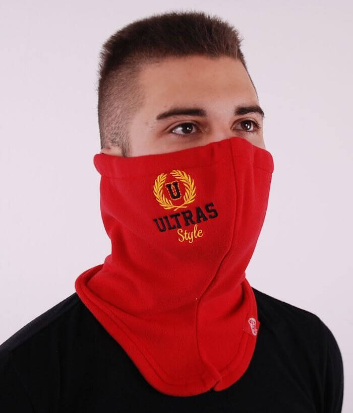 Komin polarowy USWEAR ULTRAS STYLE czerwony | Accessories \ Masks ...