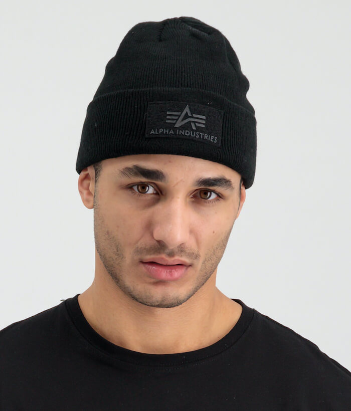 Czapka zimowa ALPHA INDUSTRIES VLC czarna 118943 03 czarny | Men's ...