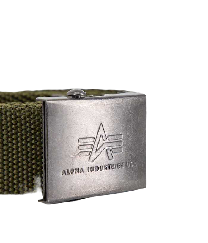 Pasek parciany ALPHA INDUSTRIES HEAVY DUTY oliwkowy (olive) 100906 11 ...