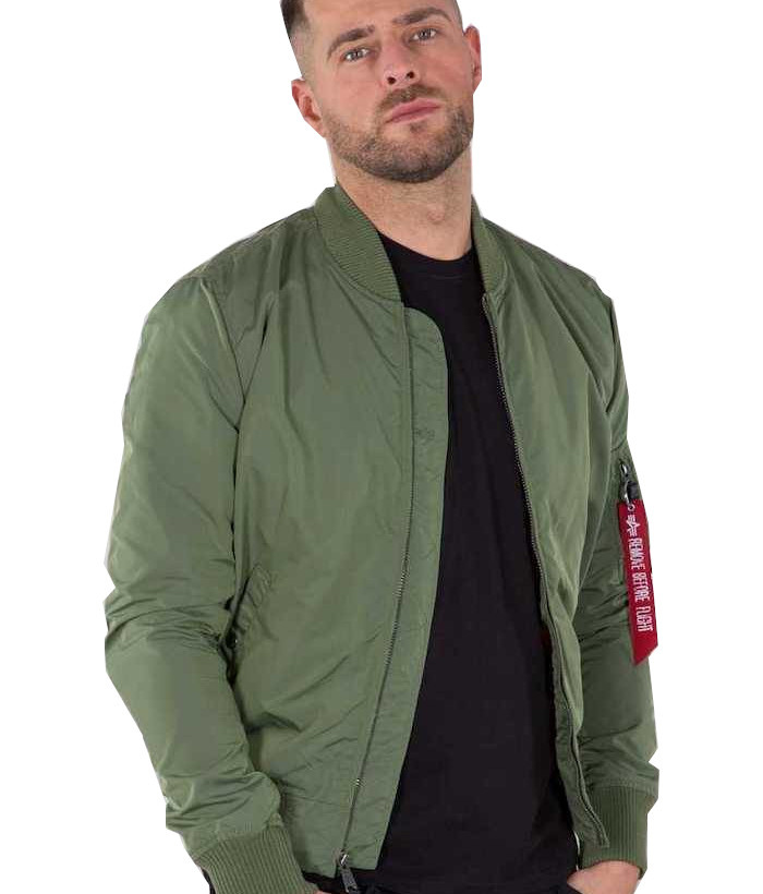 Kurtka ALPHA INDUSTRIES MA-1 TT oliwkowa (sage green) 191103 01 oliwkowy | Męskie \ Kurtki ...