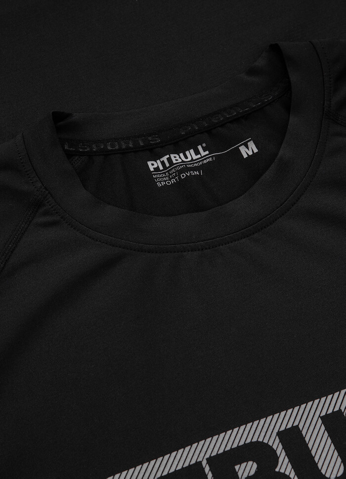 T-shirt PIT BULL SPORT BASIC HILLTOP czarny czarny | Męskie \ Koszulki ...