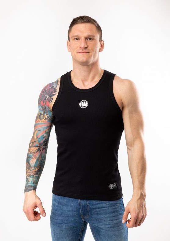 Tank top PIT BULL RIB SMALL LOGO czarny | Męskie \ Koszulki \ T-shirty ...